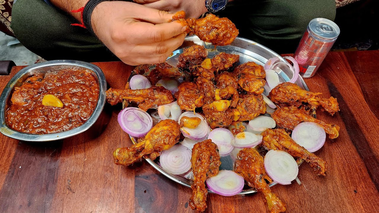 Fry Chicken Chakna | Chicken Chakna Party Wali Recipe | Spicy Chicken ...