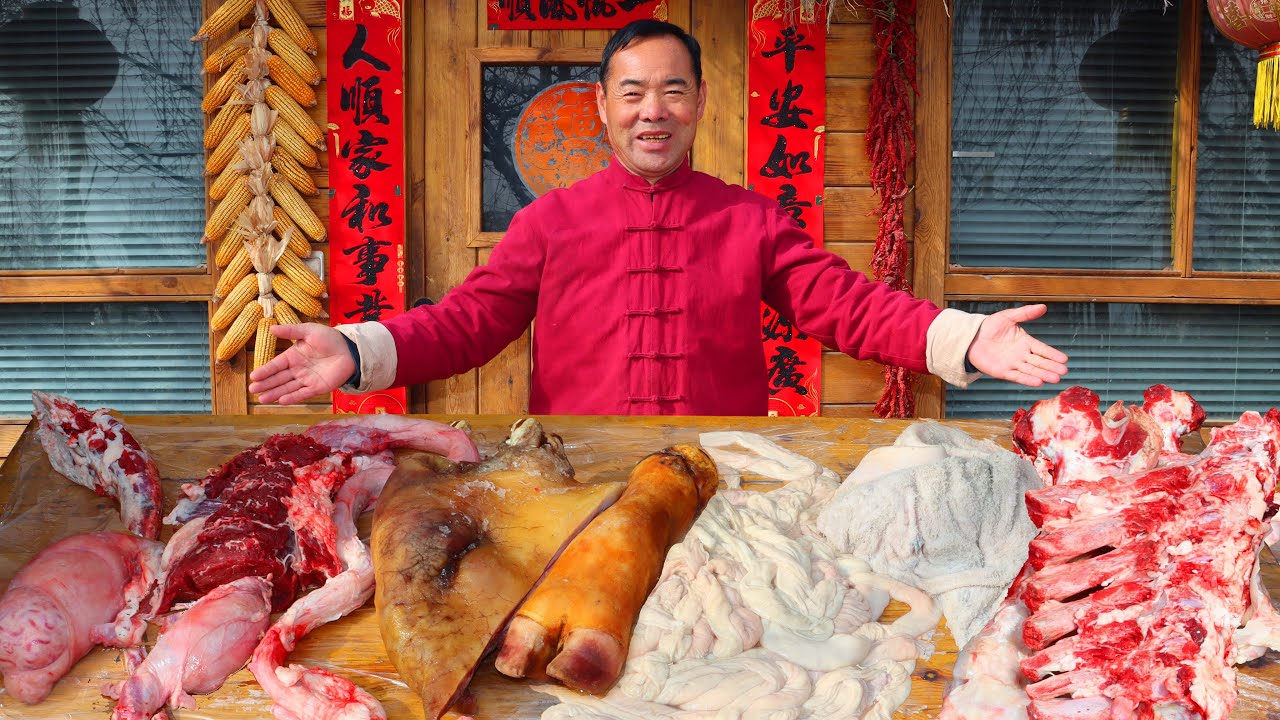 WHOLE BEEF Recipe! Heart, Tripe, Feet, Enough for 5 People! | Uncle ...