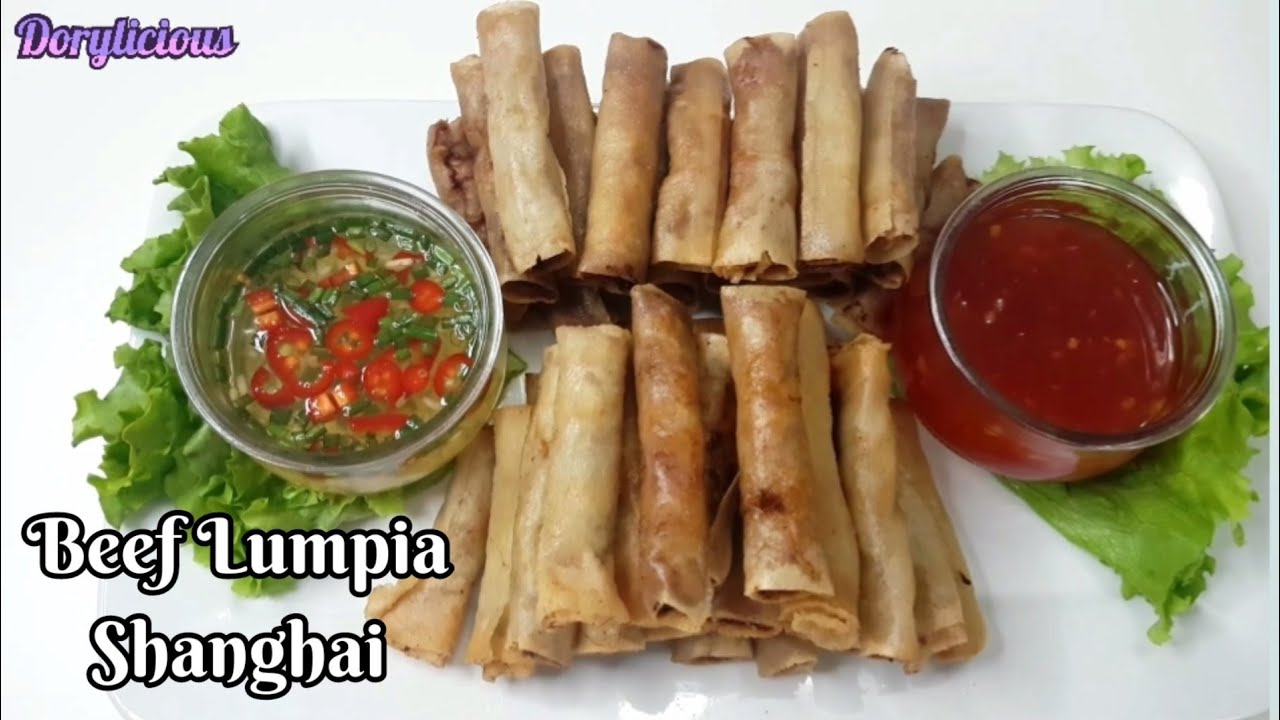 Beef Lumpia Shanghai Recipe with Quick & Easy Wrapping Tips/Filipino ...