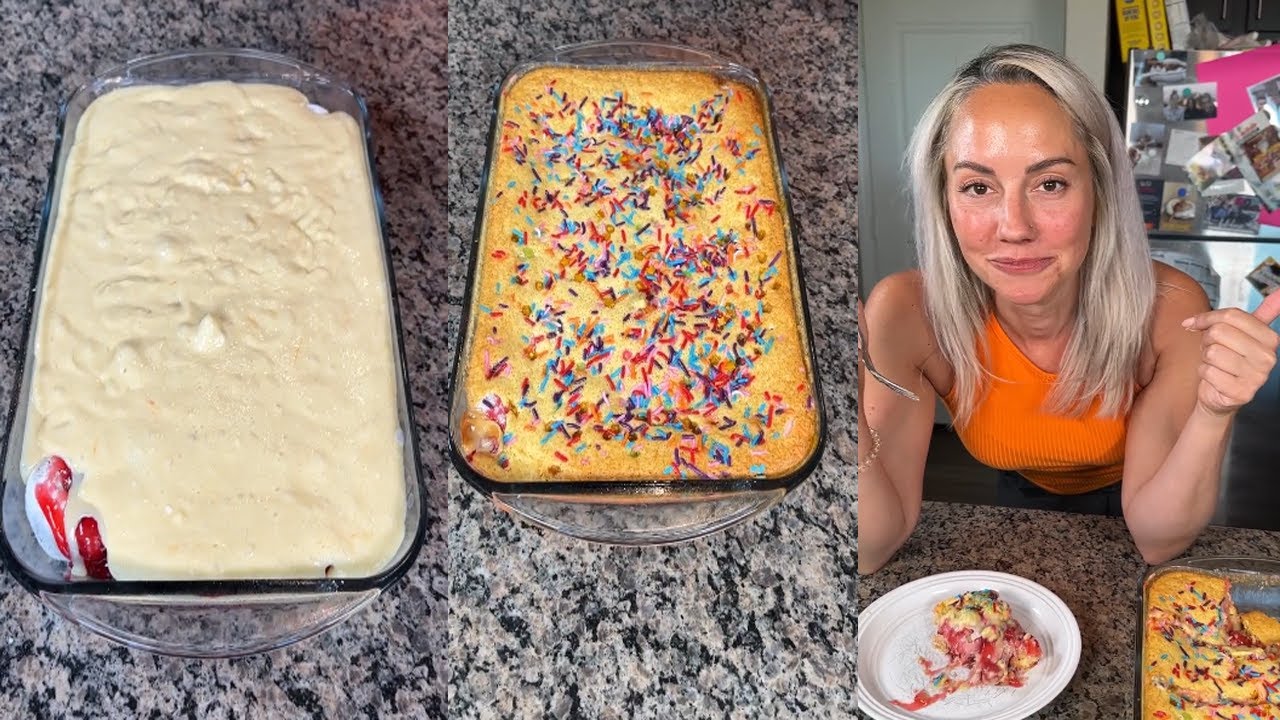 this easy dessert is so yummy! || easy dessert using donuts and cake ...