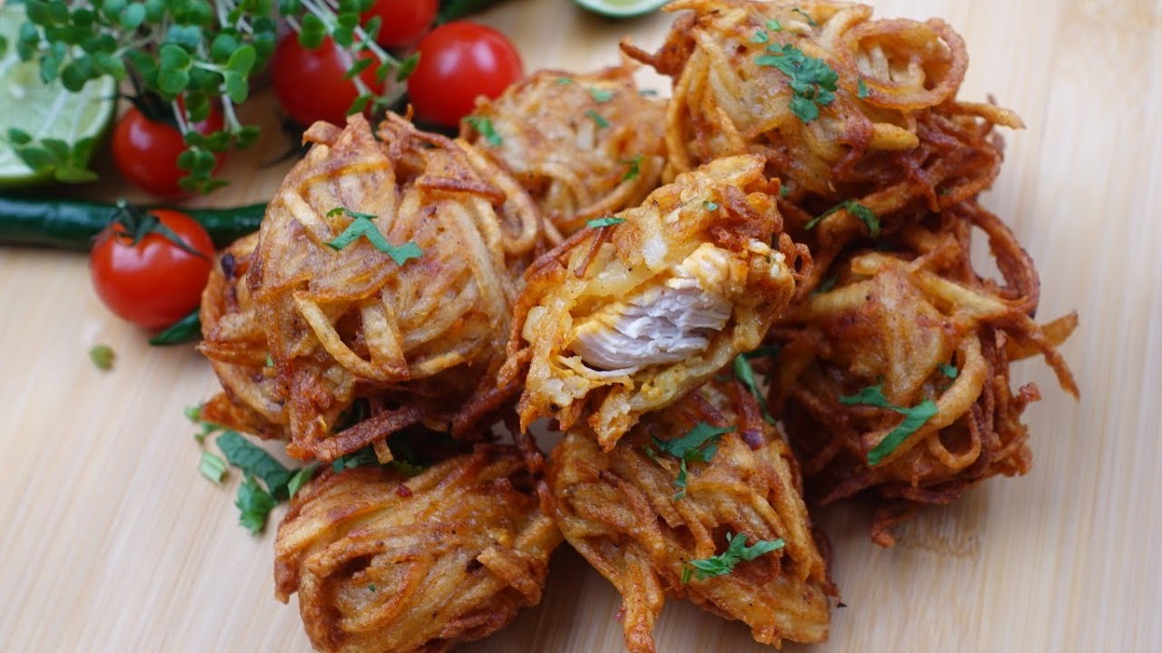 Crispy Chicken lacha Pakora,Ramadan Special By Recipes Of The World ...