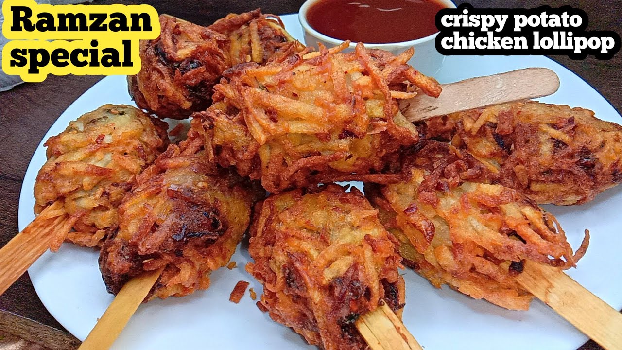 crispy potato chicken lollipop unique recipe (Ramzan special recipes ...